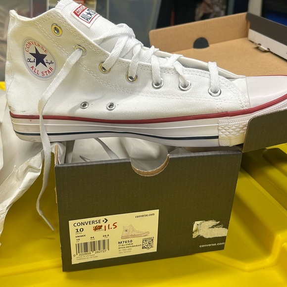 Converse | Shoes | In Box New Converse Hi Top Canvas Sneaker Logo M765 ...